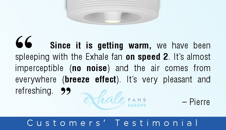 Ceiling Fan bladeless | Exhale Fans Europe - EXHALE EUROPE SHOP