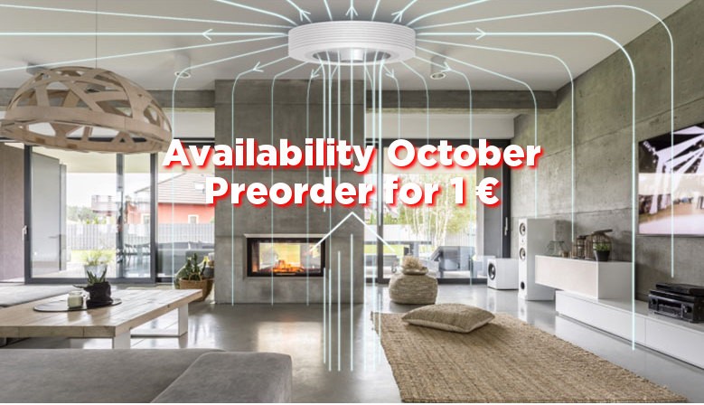 Ceiling Fan bladeless | Exhale Fans Europe - EXHALE EUROPE SHOP